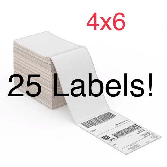 Office | 25 Shipping Labels Blank Self Stick Postage Label | Poshmark